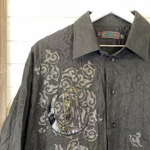 COOGI | Shirts | Coogi Luxe Vintage Spellout Button Down Shirt | Poshmark